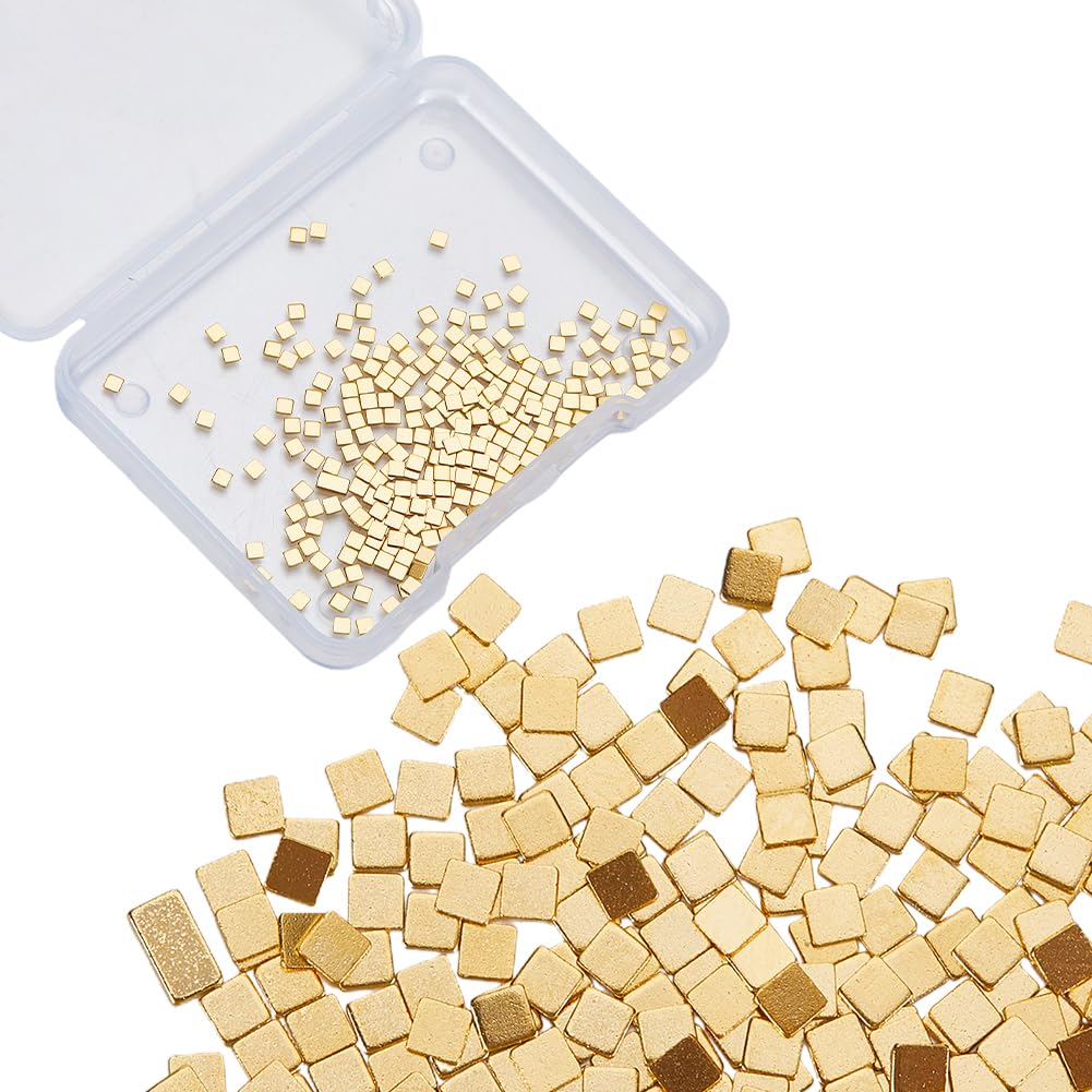 Amazon.com: CREATCABIN 200Pcs Gold Chip Solder 24K Gold Plated Brass ...