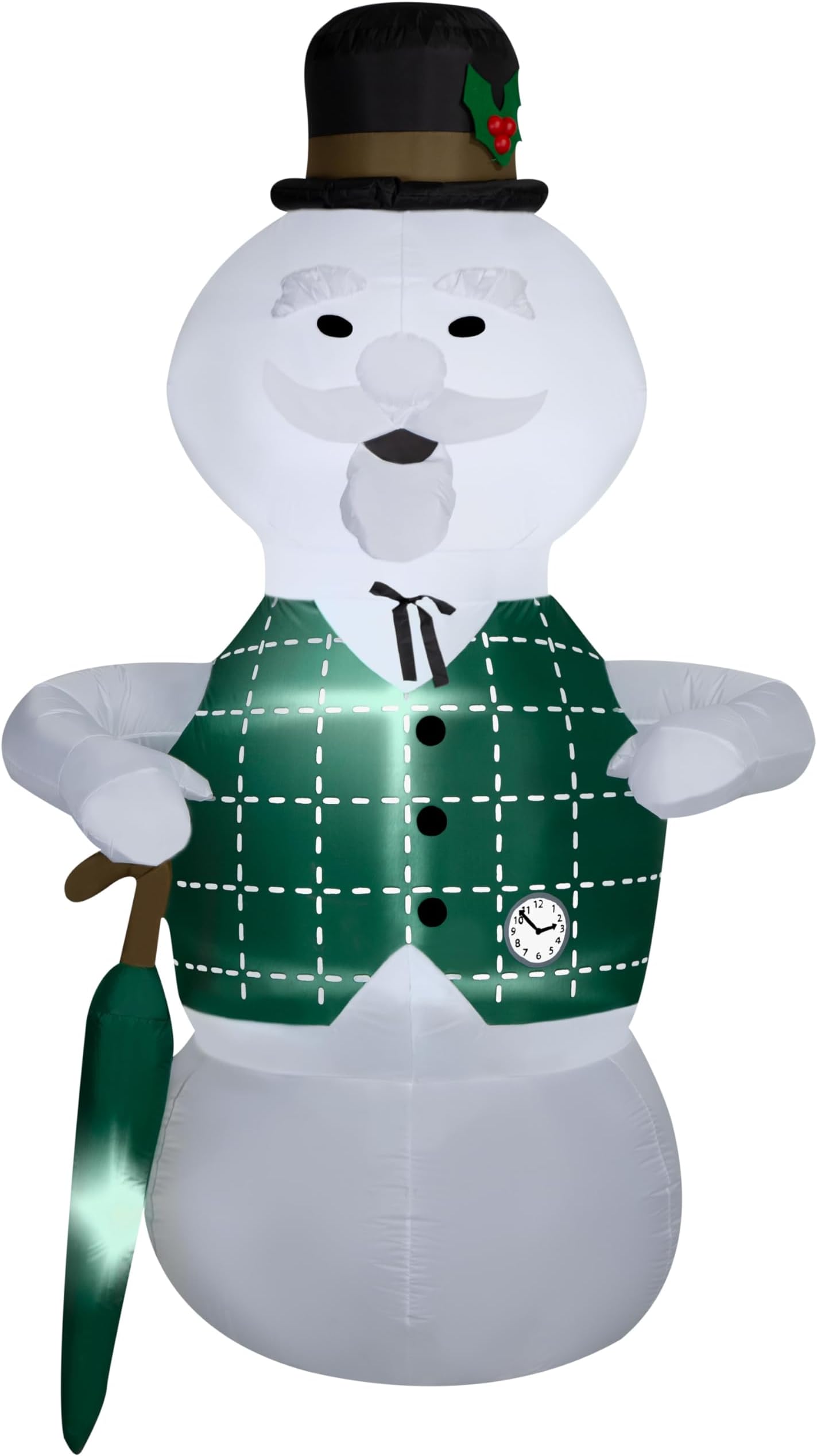 Amazon.com: Gemmy 8' Sam The Snowman Rudolph Airblown Inflatable ...
