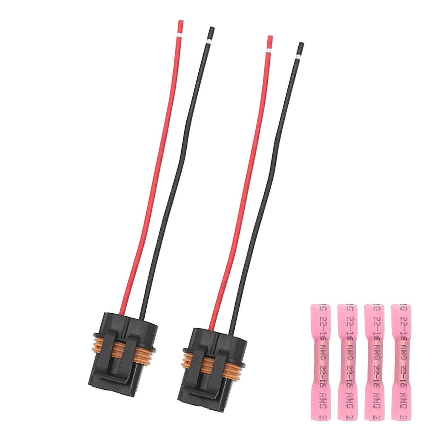 Amazon.com: 2PCS Fan Cooling Pigtail Wiring Harness Connector Kit ...