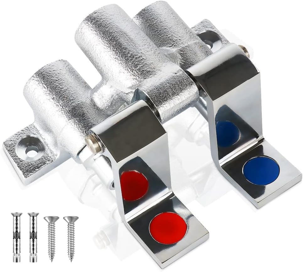 Snapklik.com : LukLoy Brass Double Pedal Valve, Dual Foot Pedal Control ...