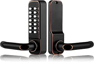 CODACE Keyless Entry Door Lock with Keypads, Keypad Door Lock with ...