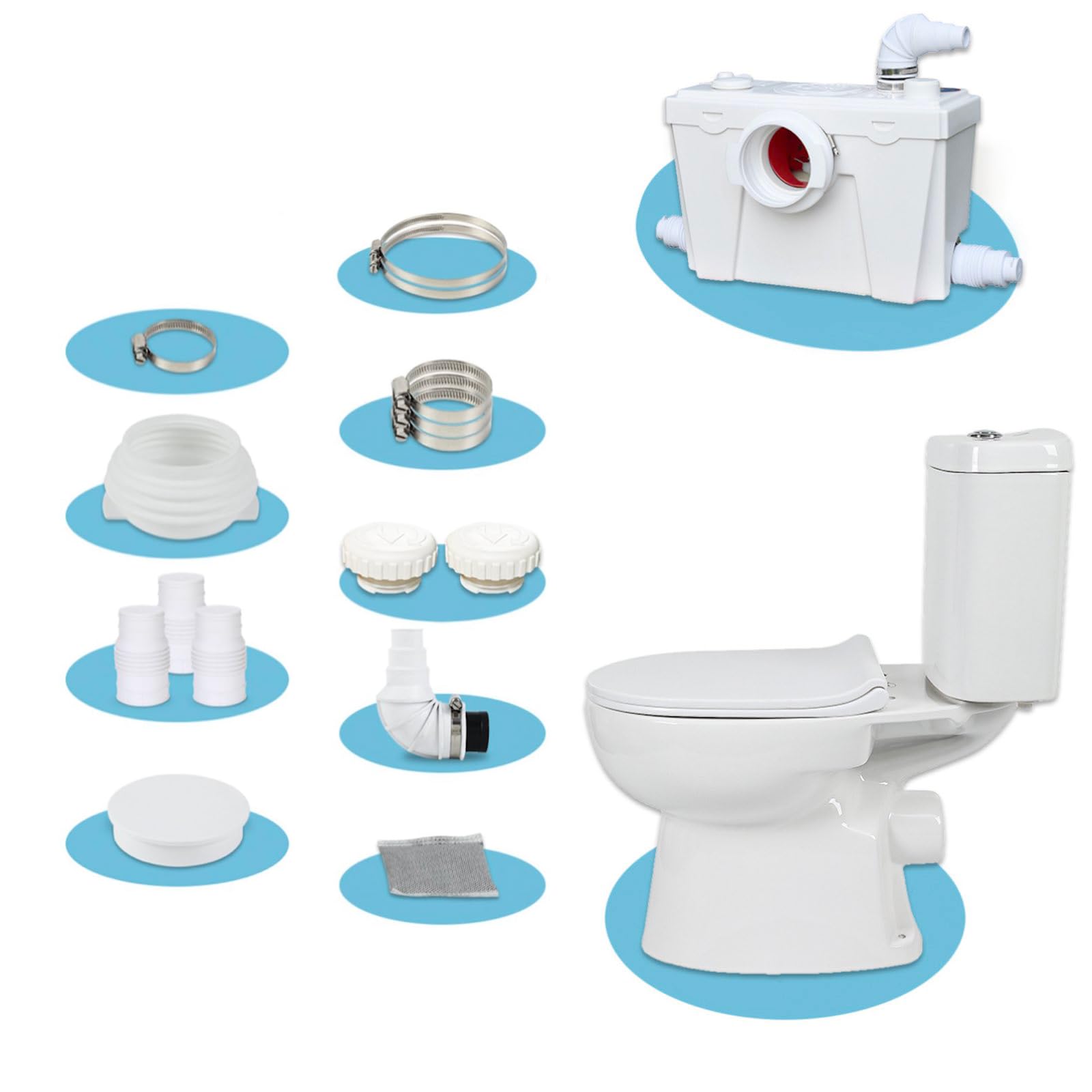 Basement Toilet System Package