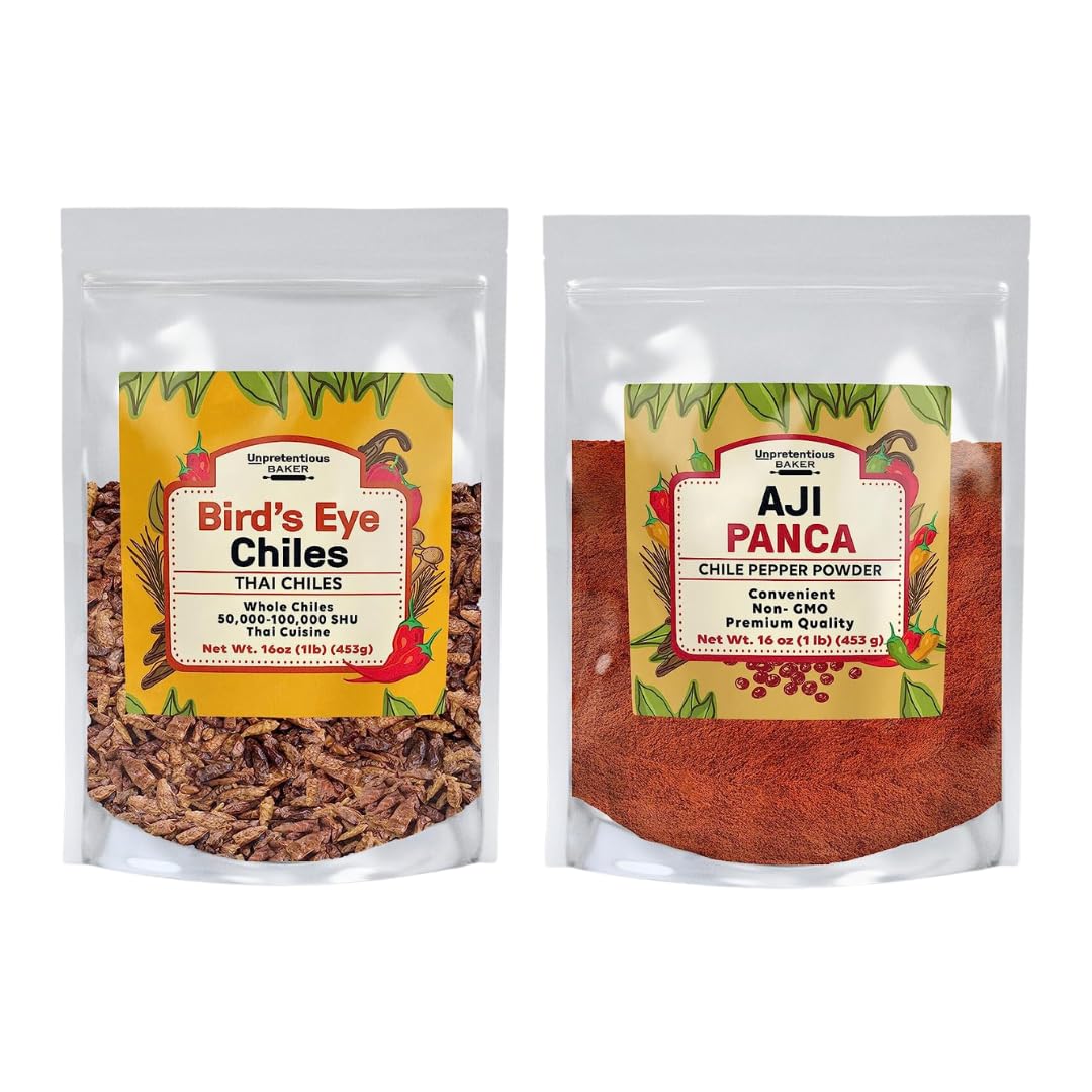 Amazon.com : Unpretentious Whole Bird's Eye Chiles and Aji Panca Chile ...