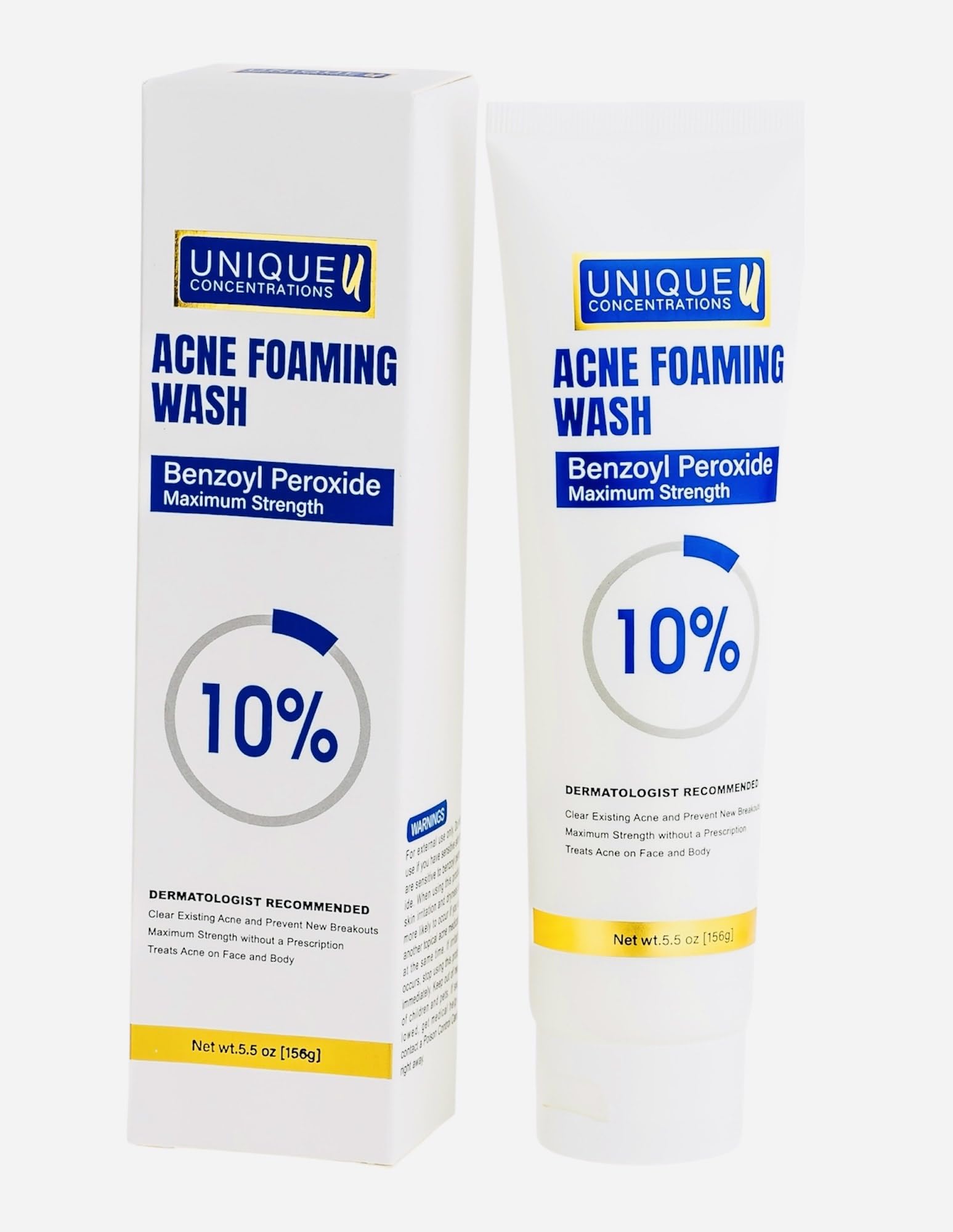 Acne Foaming Face Wash With 10 Benzoyl Peroxide Maximum Strength ...