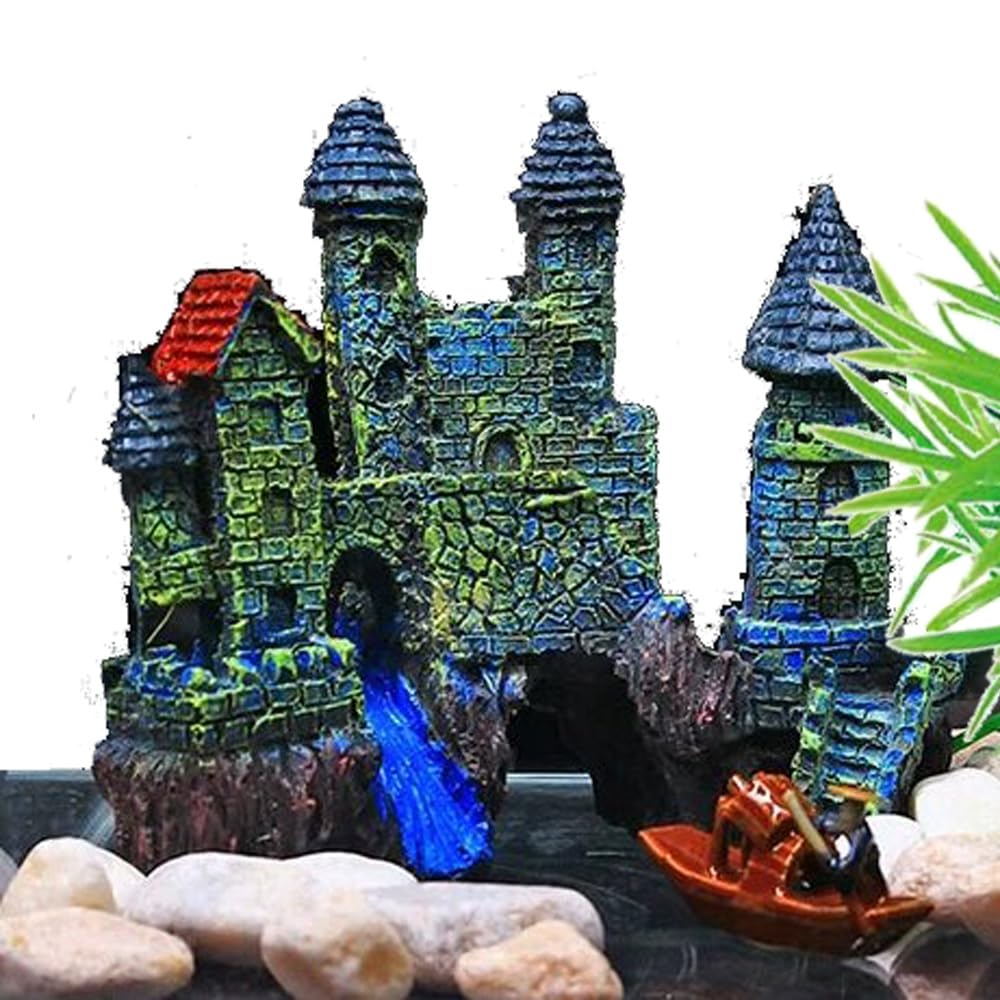 Snapklik.com : Fish Tank Decorations, Castle Aquarium Decorations, Fish ...