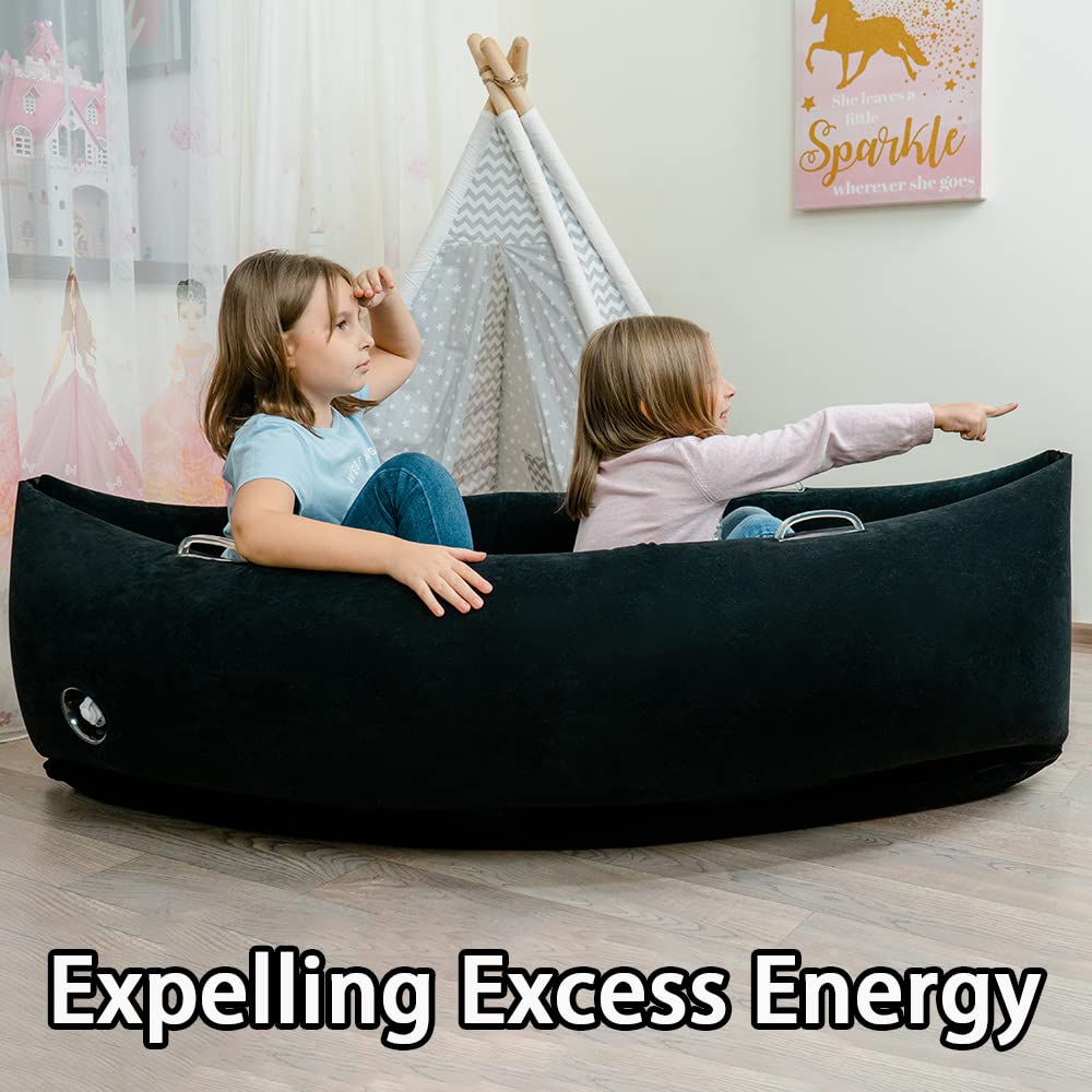 Inflatable Sensory Peapod for Kids with Sensory Needs(60 inches, Ages 6 ...