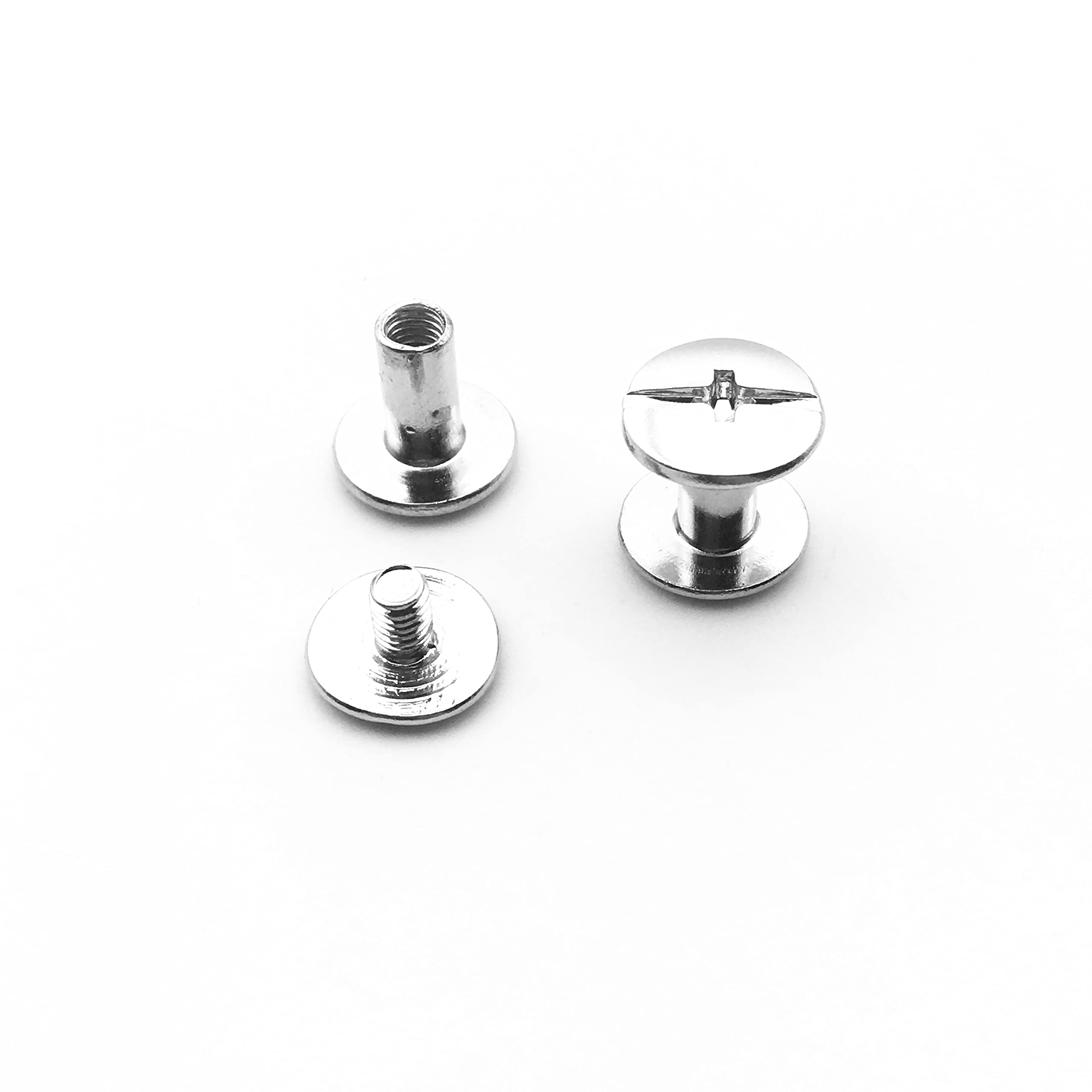 Amazon.com: Shuokecrafts 50 Sets 3mm length Metal Snap Rivets Chicago ...