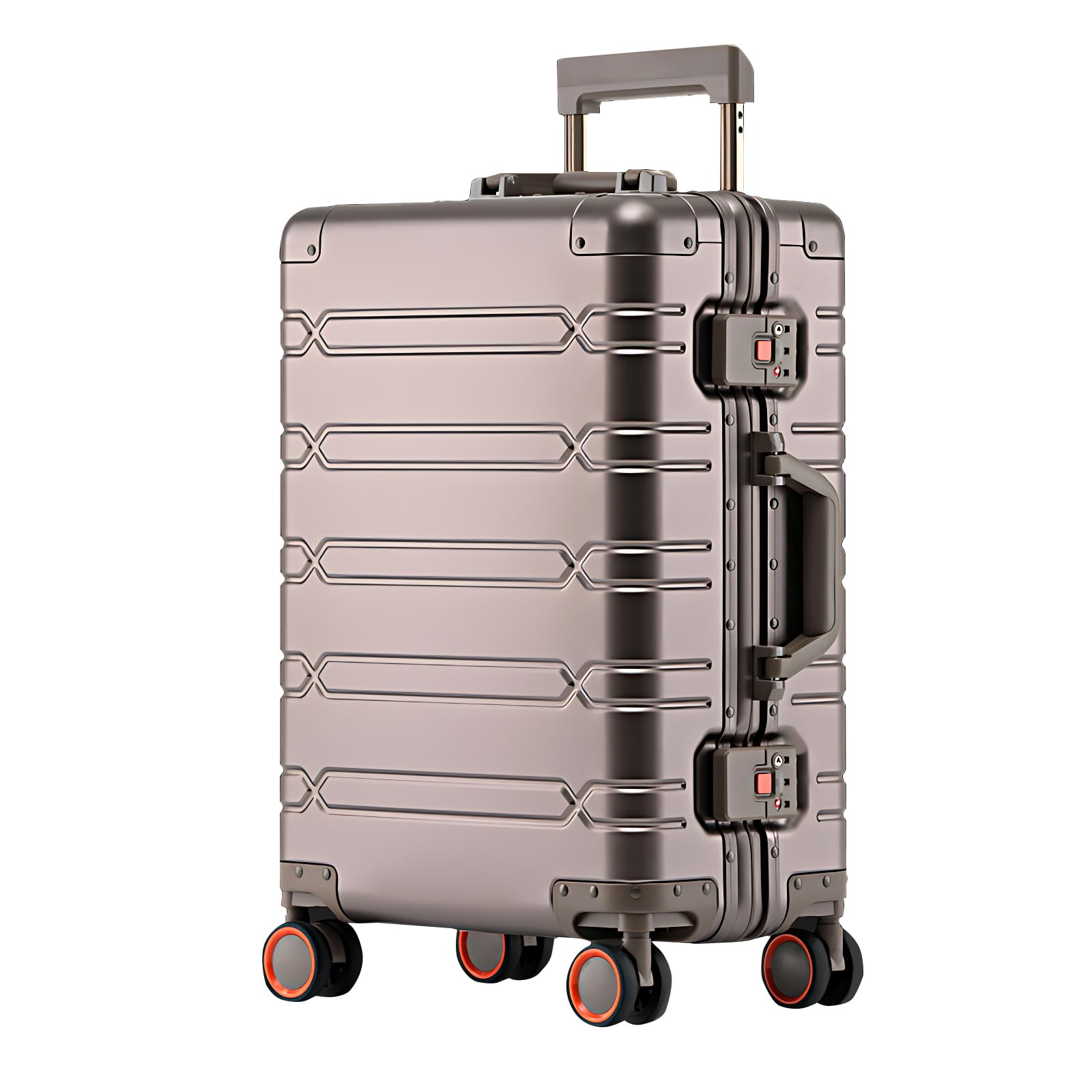 Amazon.com | WEICHEN All Aluminum Carry On Luggage 22x14x9 Airline ...