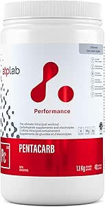 ATP LAB Pentacarb 1.1kg Unflavored Powder 40-Servings - Carbohydrate & Electrolyte - Supports ...