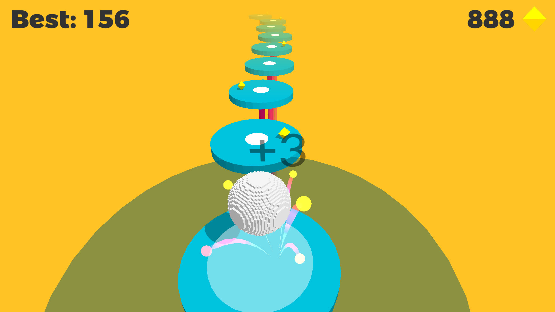 Magic Tiles Hop EDM Rush! Splashy Bouncing Ball Hop 3D Dancing Color ...