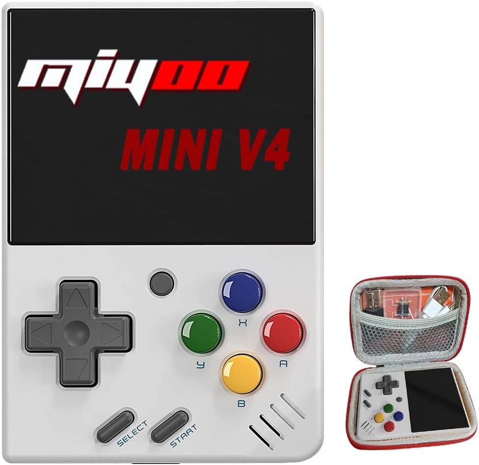 Amazon.com: Miyoo Miyoo Mini V4 Retro Game Console, Portable Handheld ...