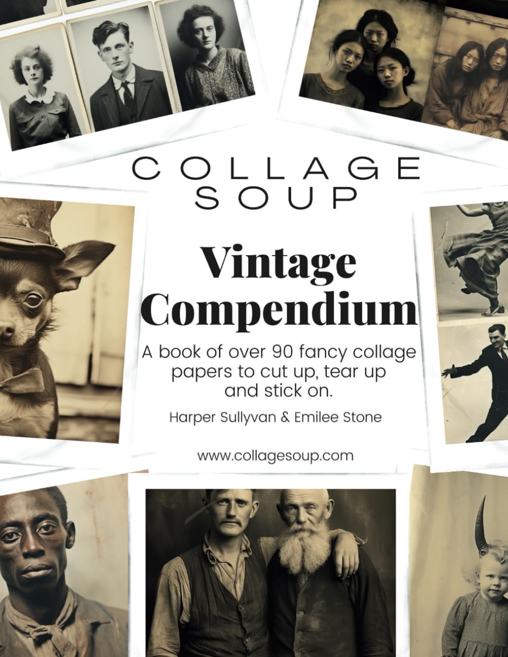 Collage Soup - Vintage Compendium: A book of over 90 single sided fancy ...