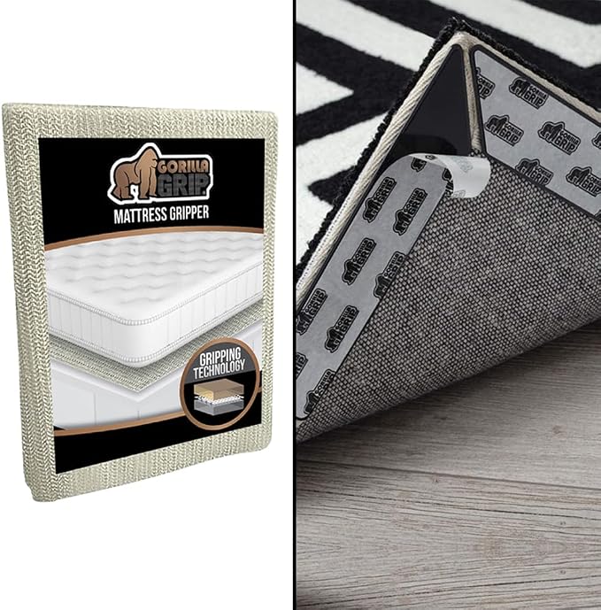 Amazon.com: Gorilla Grip Mattress Slide Stopper and Gripper and ...