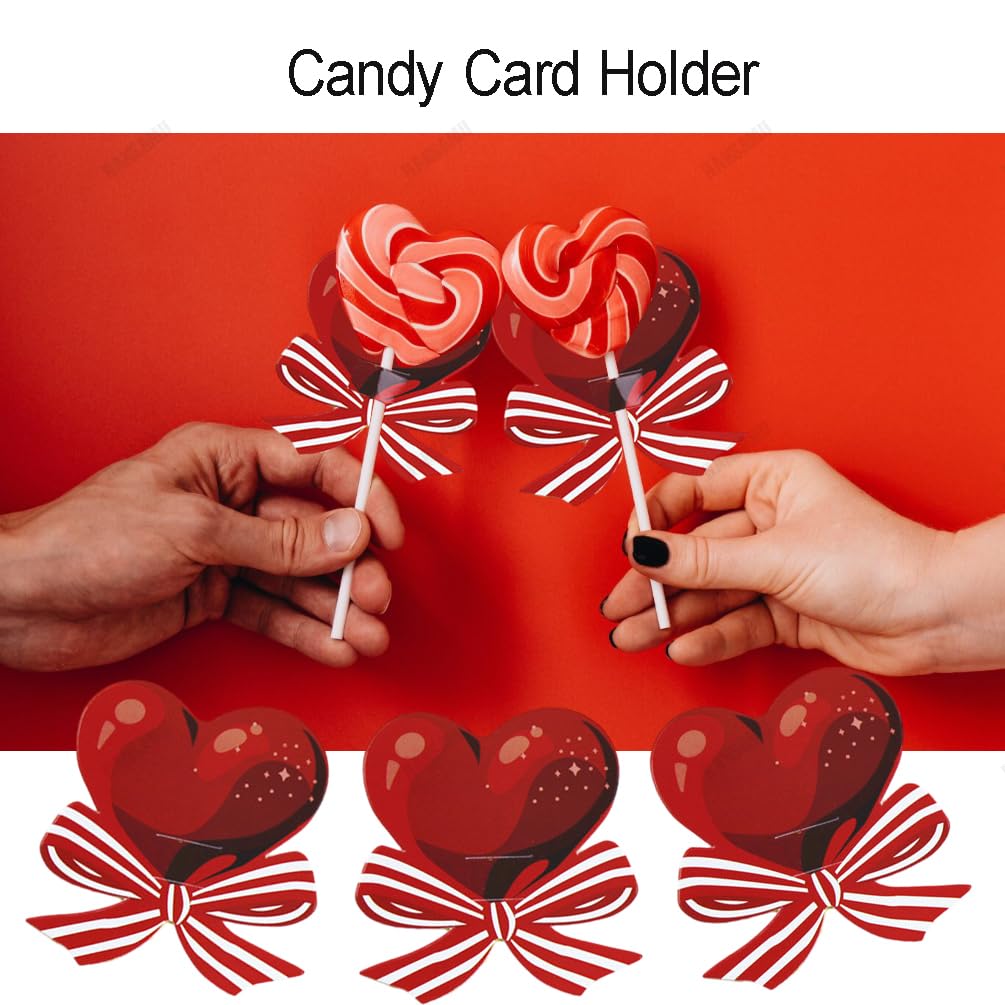 Valentine Lollipop Wrappers Valentine's Day Gnomes Miniature Hershey's