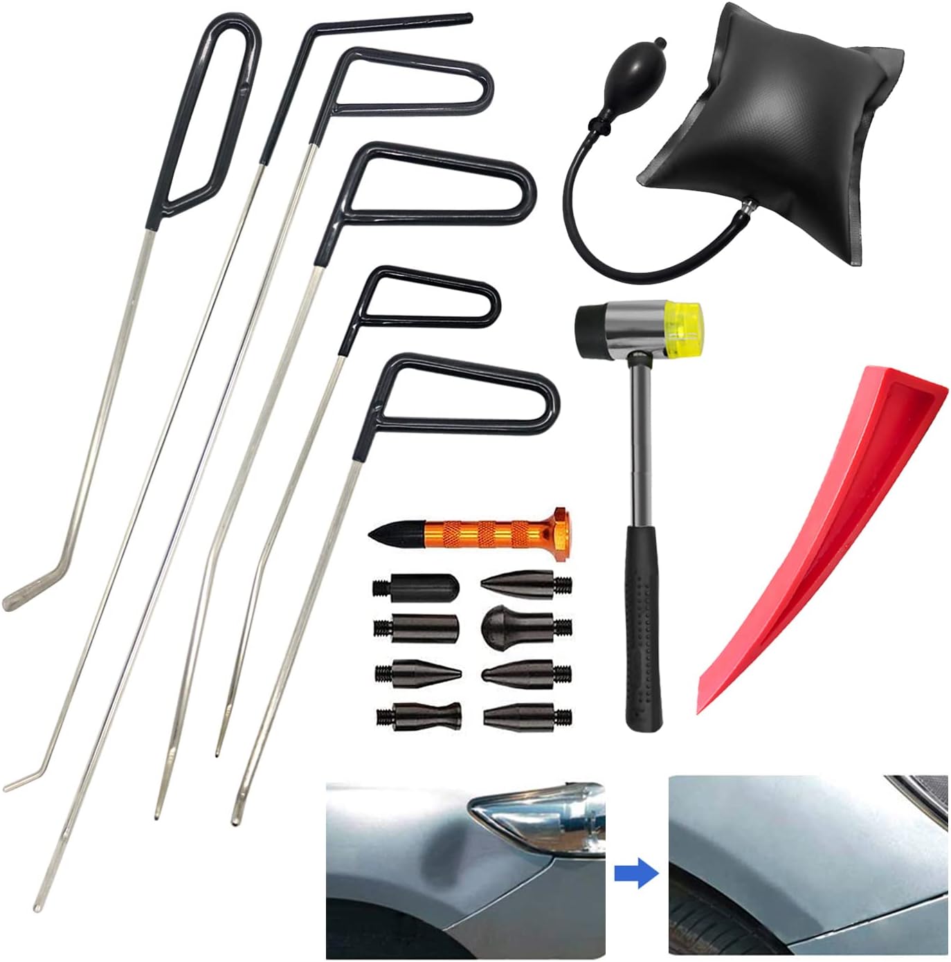 Amazon.fr : Fly5D Kit Debosselage sans Peinture Carrosserie Voiture ...