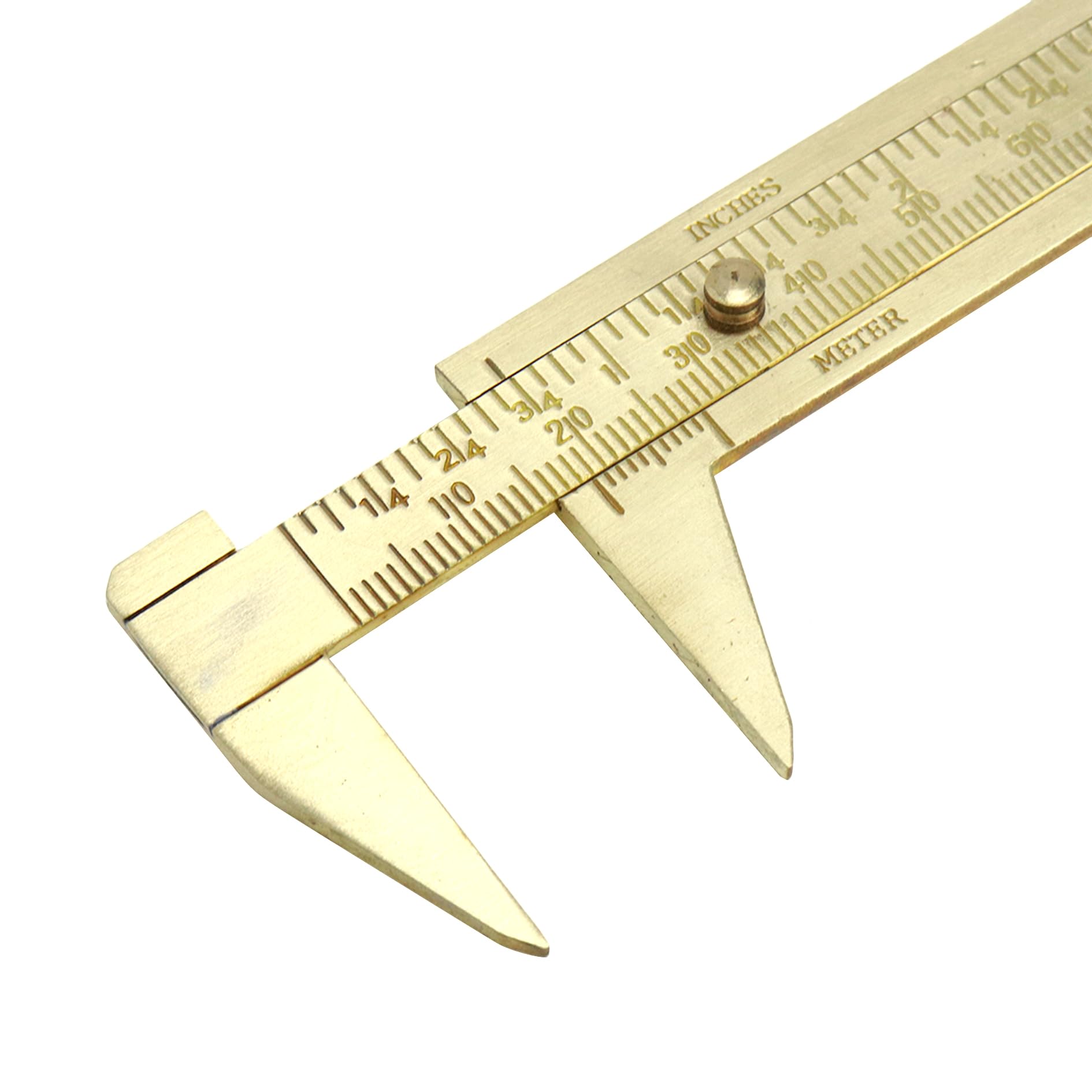 Snapklik.com : Meprotal Sliding Vernier Caliper Mini Brass Sliding ...