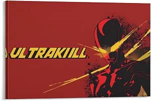 Amazon.com: Game Ultrakill Poster Print 2 (13) Canvas Poster Wall Art ...