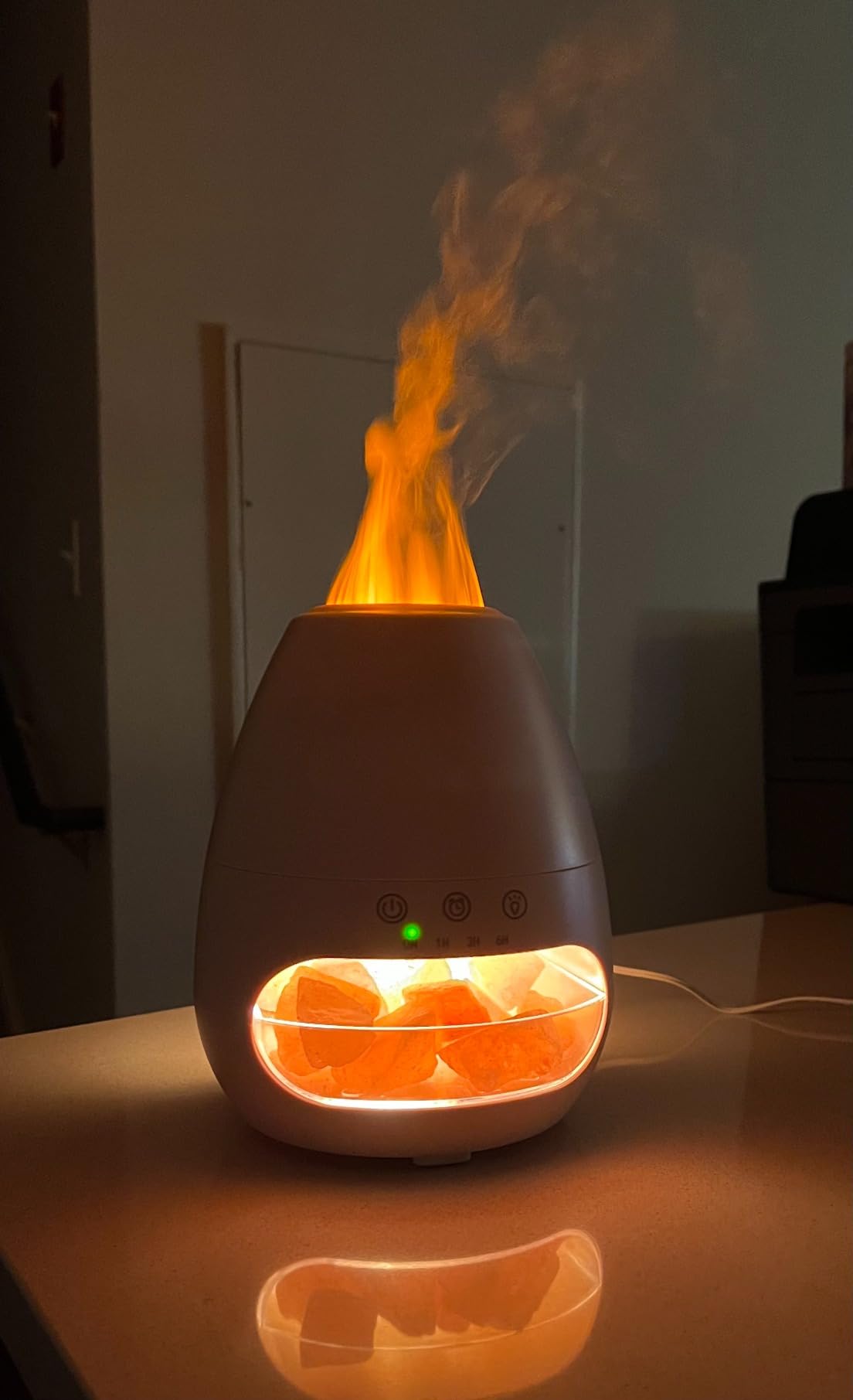 $8/mo - Finance Flame Oil Diffuser Himalayan Salt Lamp Diffuser ...