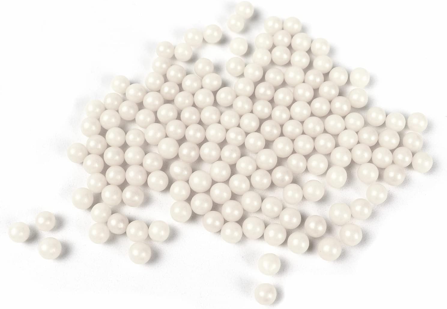 Amazon.com: Baker's Choice Edible Pearls - Pearl Sprinkles - Metallic ...