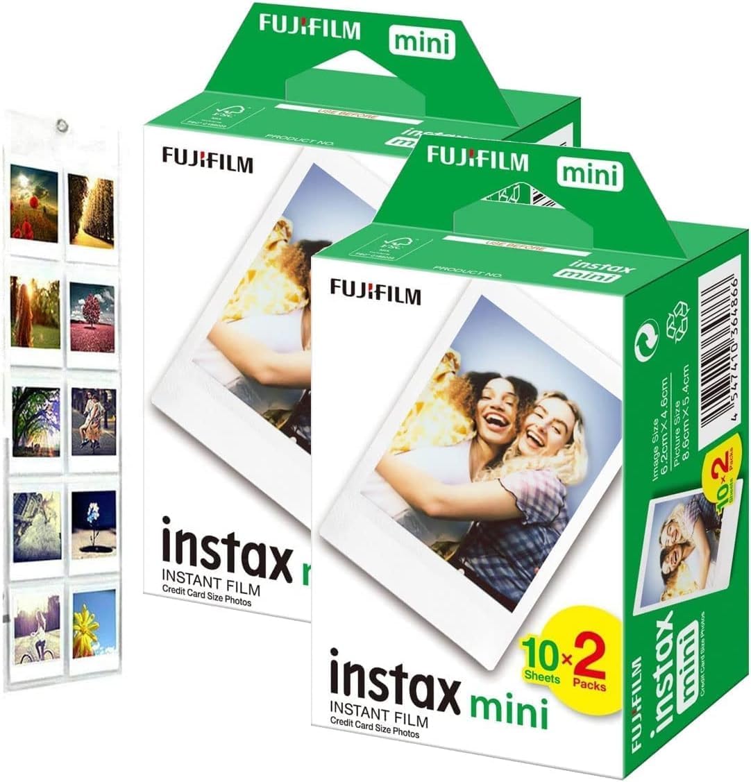 INSTAX mini instant film White Border, 20 shot Pack, suitable for all ...