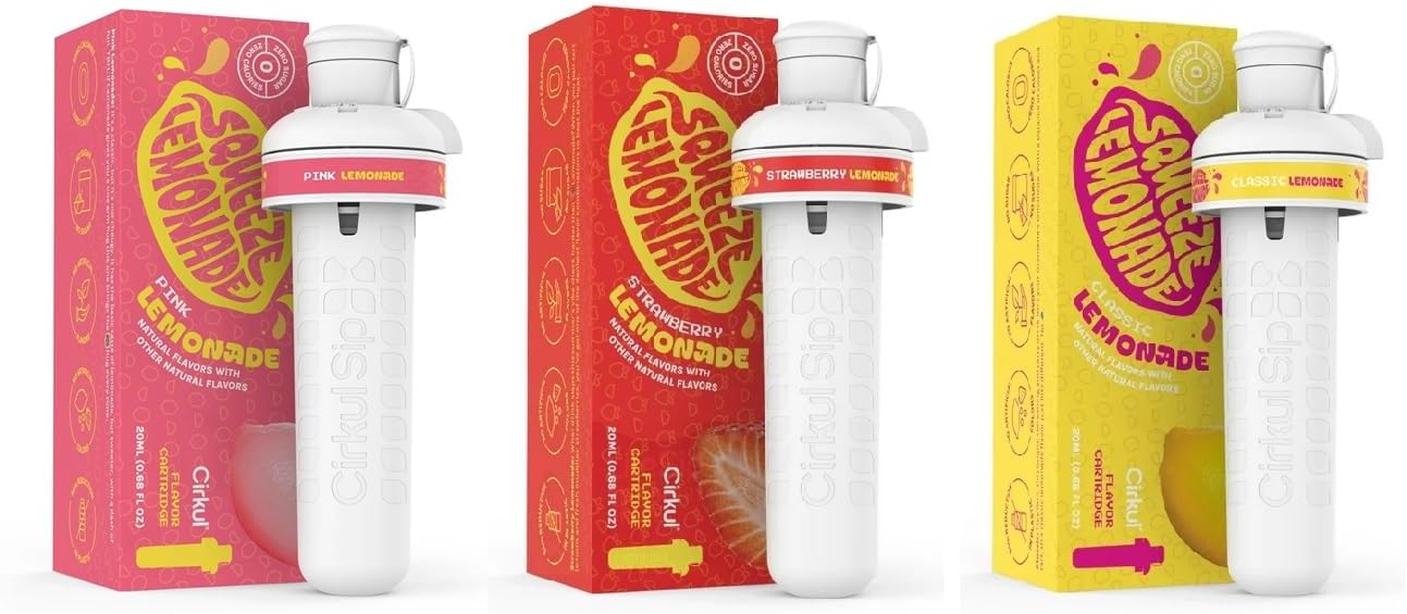 Amazon.com: 3 Assorted Water Flavor Cartridges Refills(3 Packs ...