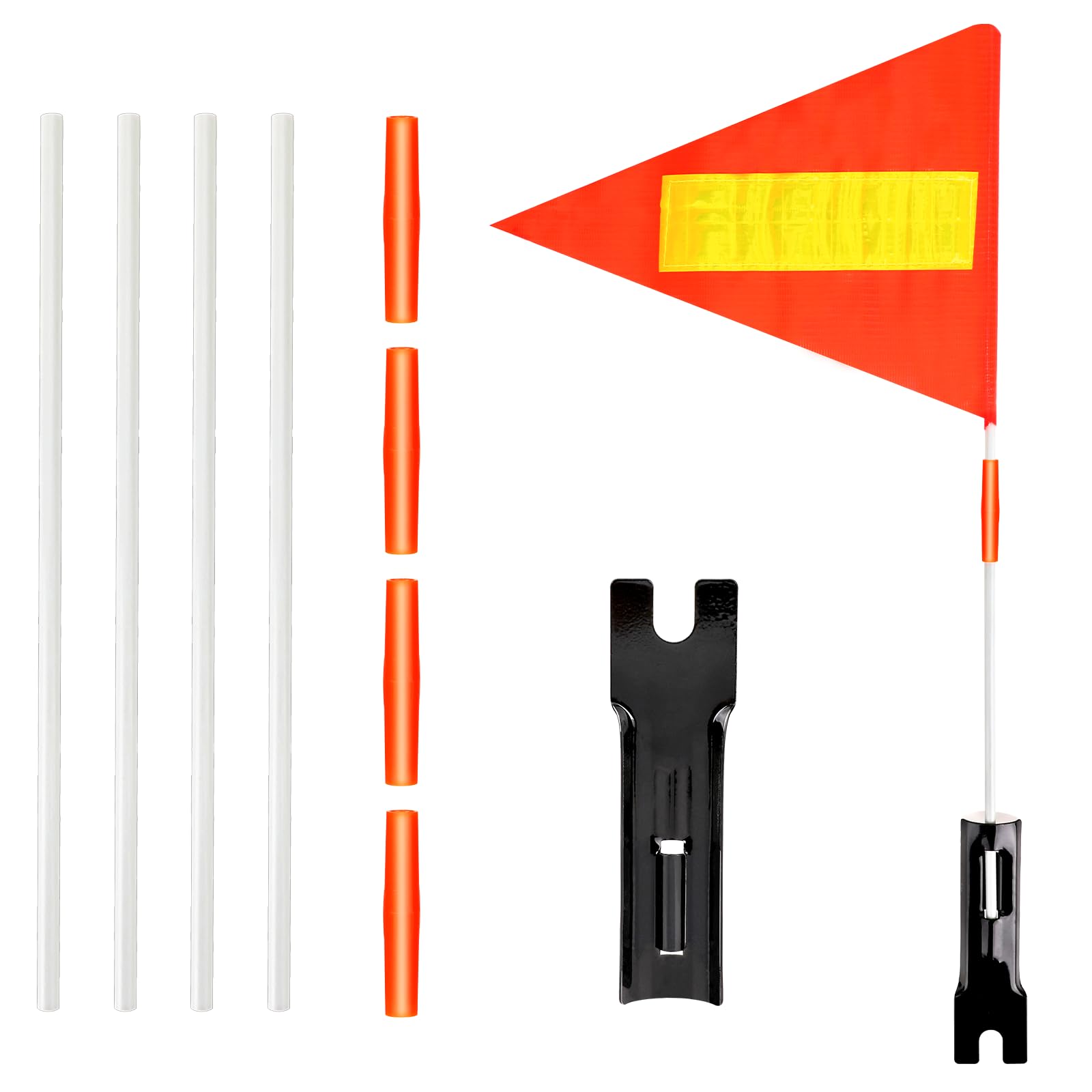 Amazon.com : Bike Safety Flag Bike Flags with Pole for Safety Bicycle ...