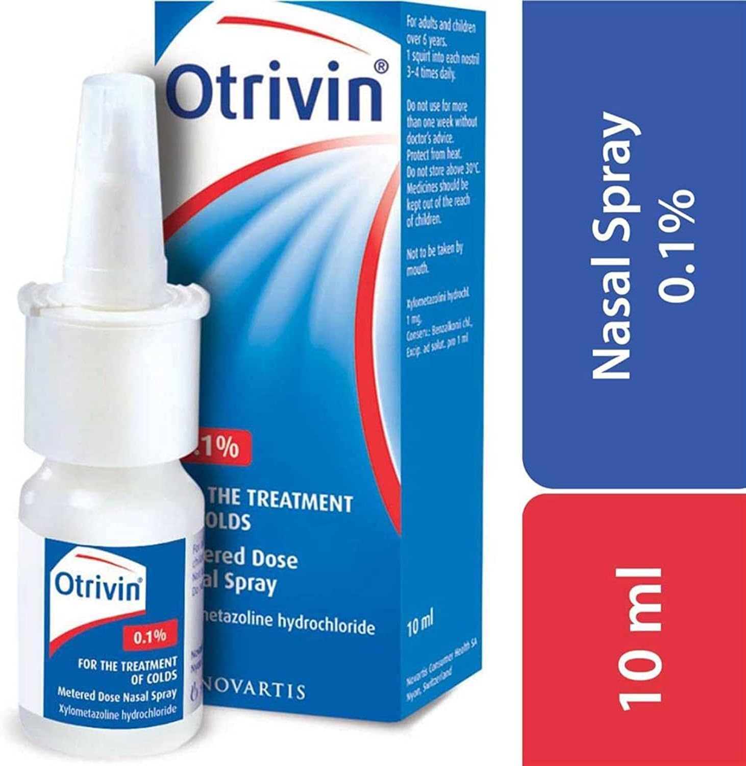 Otrivin Adult Metered Dose Nasal Spray 1% 10ml : Amazon.ae