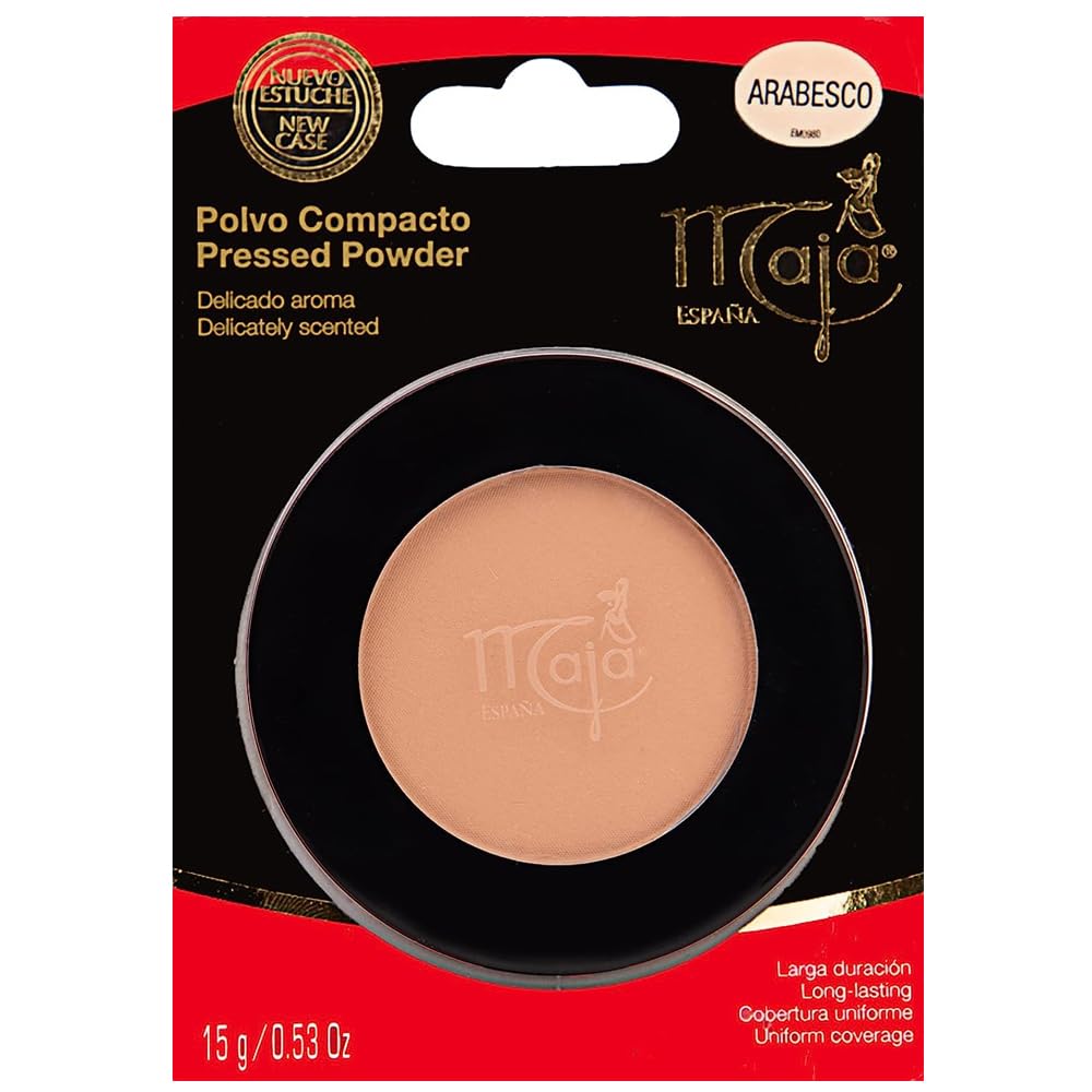 Amazon.com : Maja Compact Cream Powder, Arabesco, 0.53 Ounce : Face ...