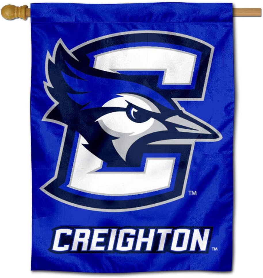 Amazon.com : College Flags & Banners Co. Creighton Banner House Flag ...