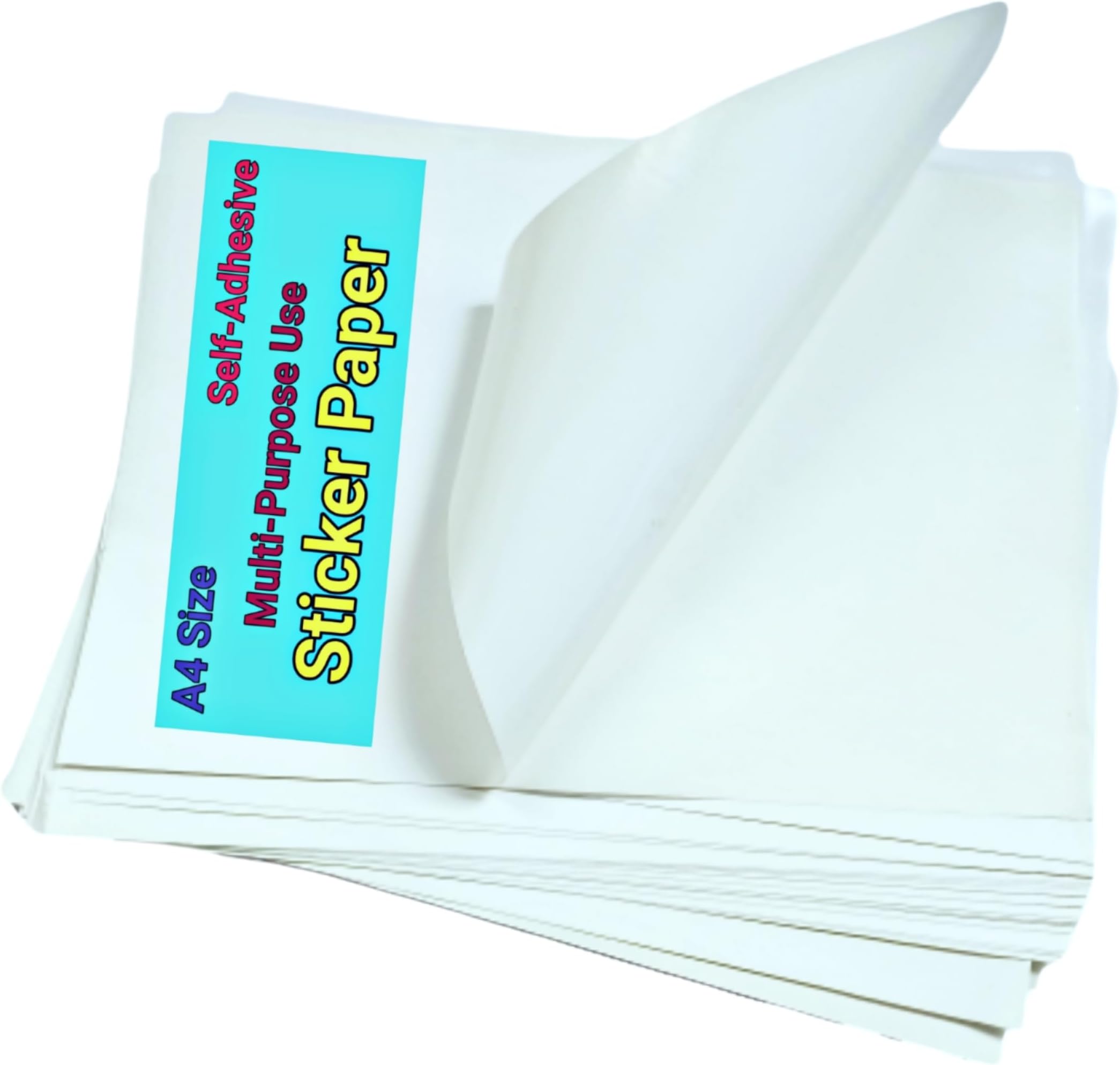 TANMAY BANERJEE A4 120 GSM Sticker Paper/Self Adhesive Multi Purpose ...
