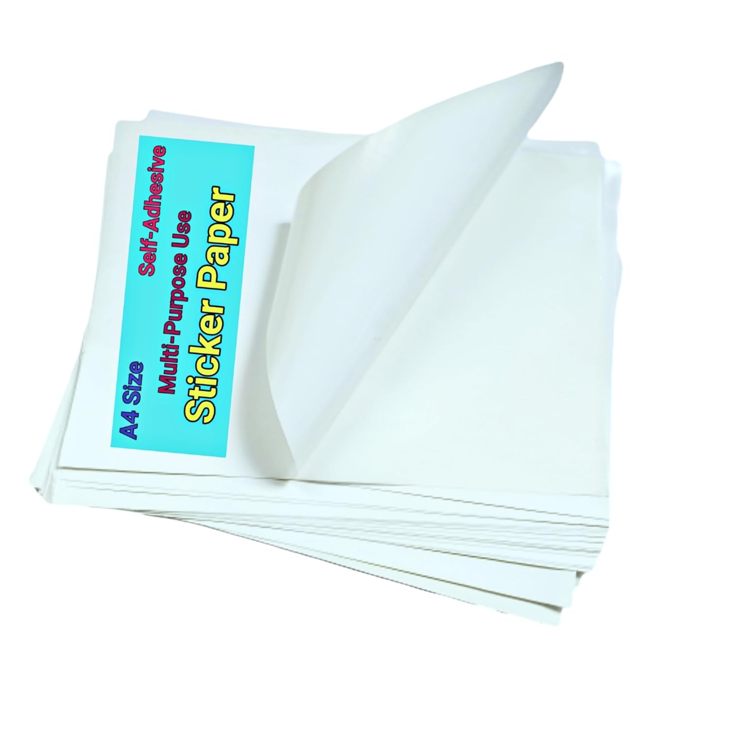 TANMAY BANERJEE A4 120 GSM Sticker Paper/Self Adhesive Multi Purpose ...