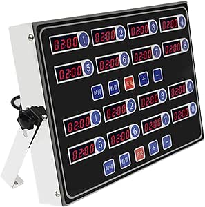 Amazon.com: Restaurant Kitchen Timers, 16-Channel Digital Cooking ...