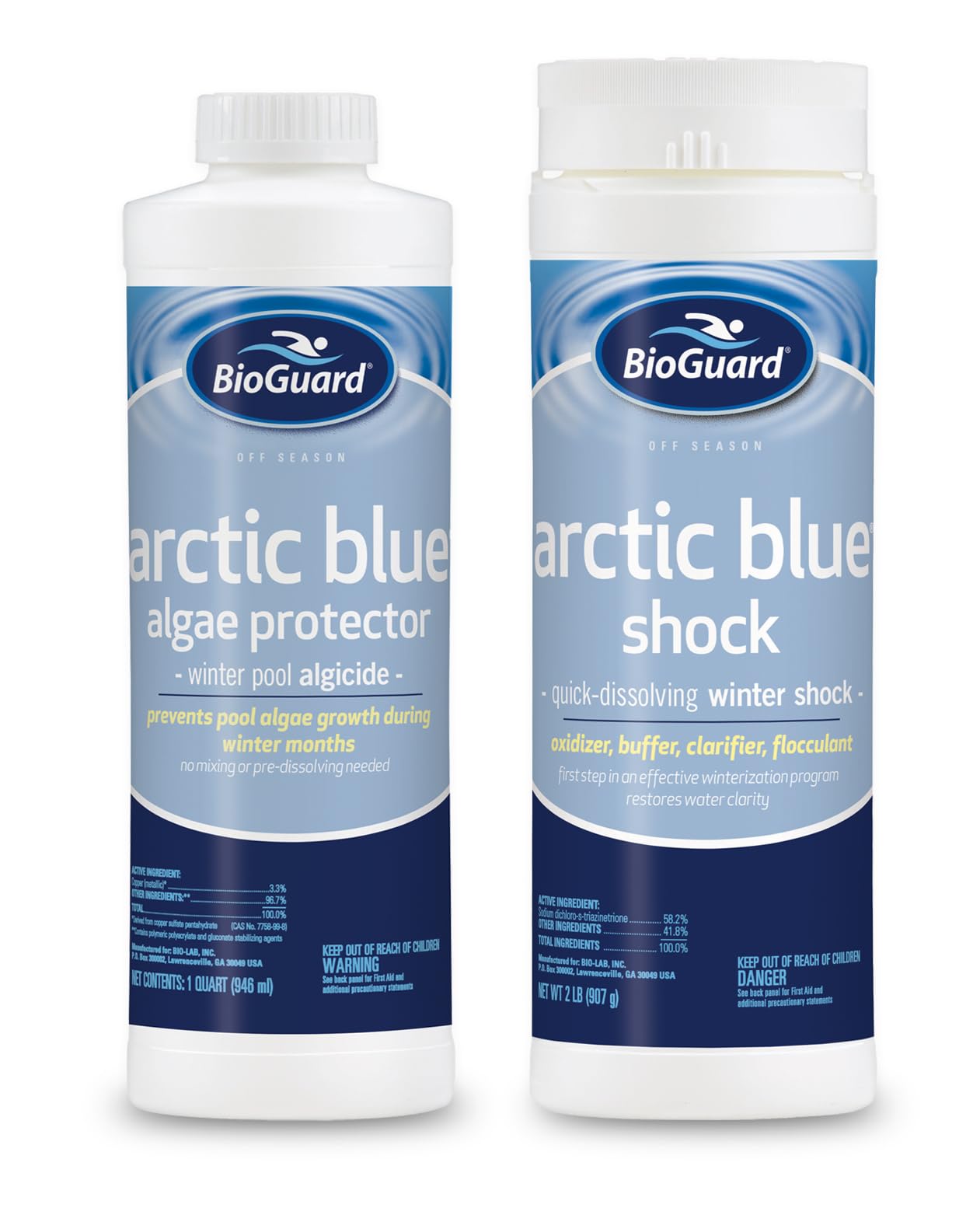 Amazon.com : BioGuard Arctic Blue Swimming Pool Winterizing Chemical ...