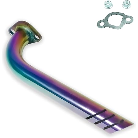 Amazon.com: JMCHstore Stainless Steel Header Exhaust Pipe Kit for ...