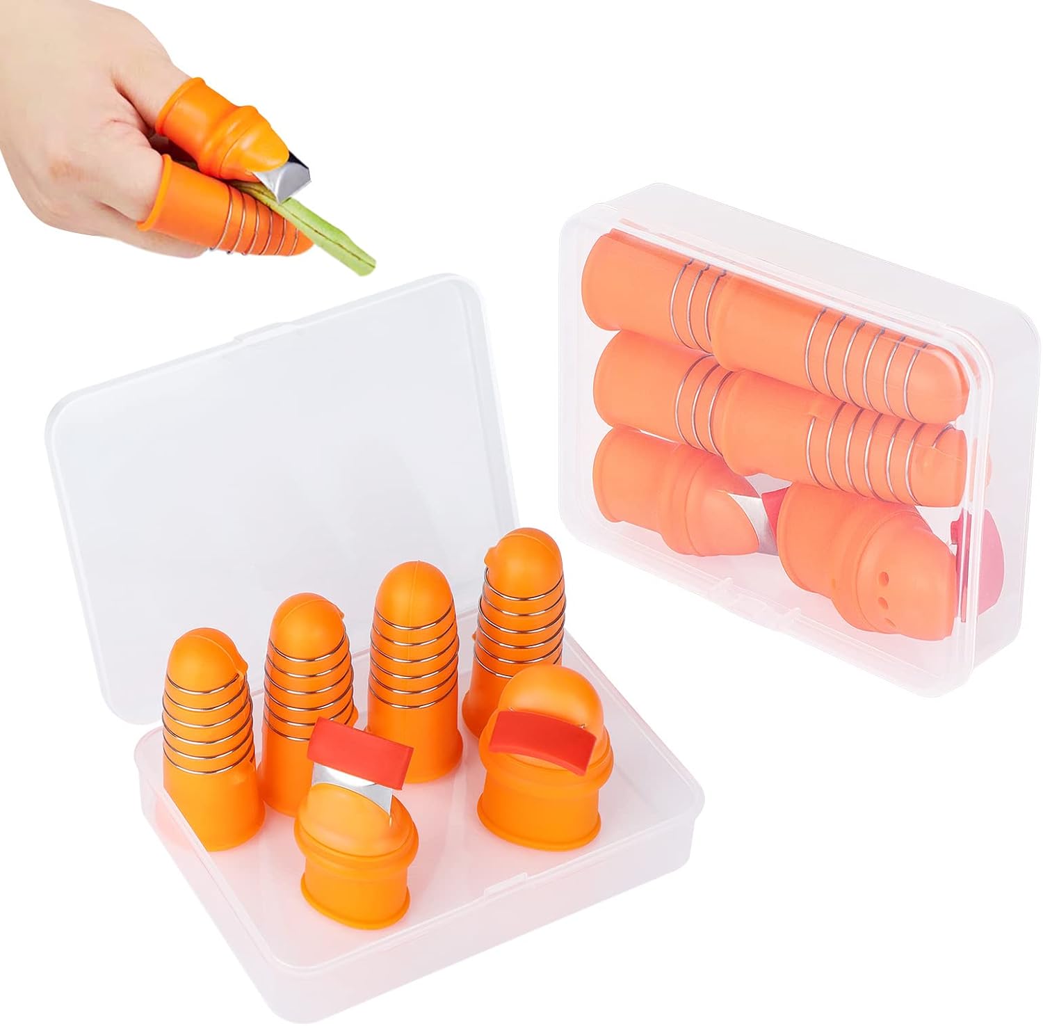 Amazon.com : GROWNEER 12PCS Garden Silicone Thumb Knife, Harvesting ...