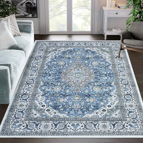 Amazon.com: RUGSREAL Large Area Rug Washable Rug 9x12 Vintage Print ...