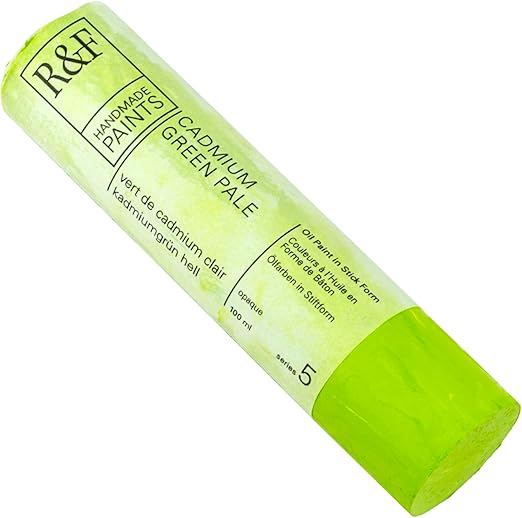Amazon.com: R&F Oil Pigment Stick, 100ml, Cadmium Green Pale