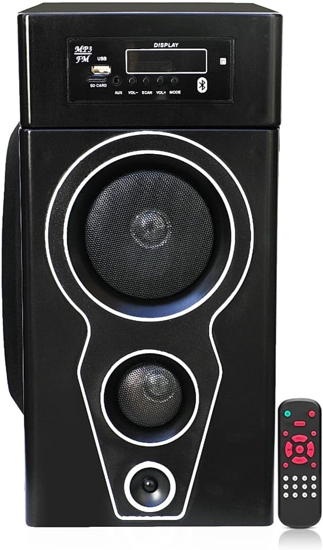 MINTRONICS HEERA-1(Tejas) Tower Speaker with 90W RMS,20.32cm (6”) subwoofer,4" Speakers, 60cm ...