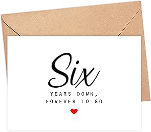 Amazon.com : Walzzoo Six Years Down Forever To Go - Sixth Year ...