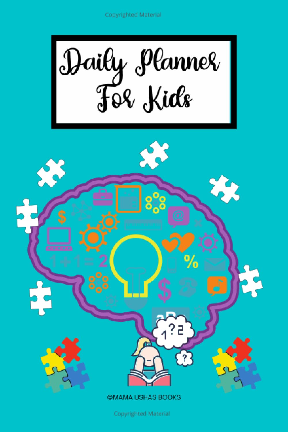 Daily Planner For Kids | kids with ADHD, ASD , Autism, Working Memory ...
