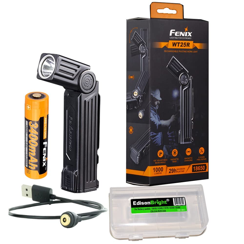 Buy Fenix WT25R 1000 Lumen Rechargeable handheld magnetic pivoting ...