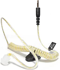 Amazon.com: HYS Police in-Ear 3.5mm Listen Only Dynamic Balanced ...