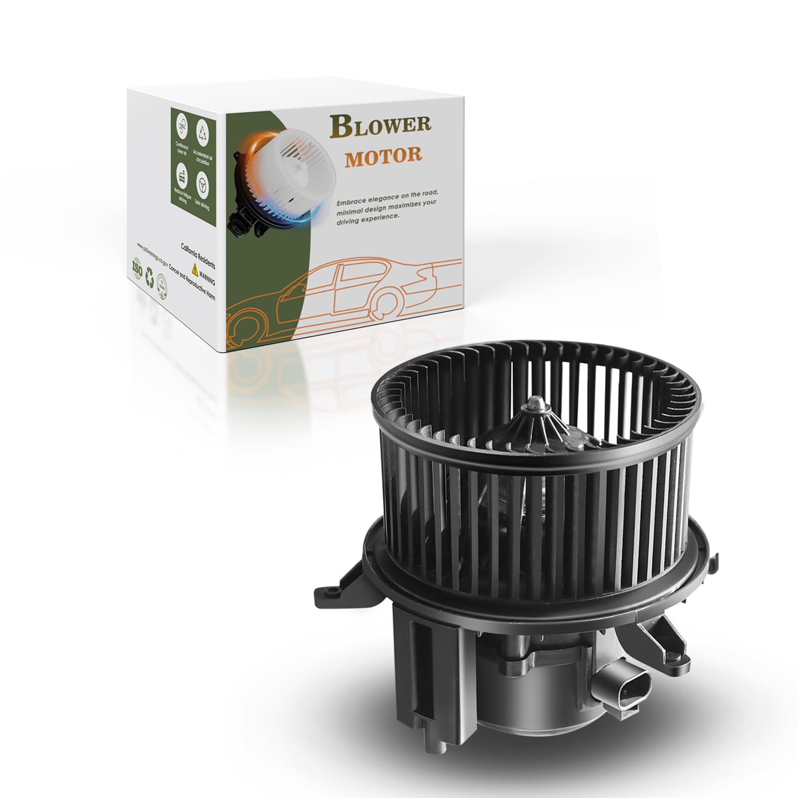 Hvac Blower Motor AC Heater Blower Motor Assembly With ATC - Compatible ...