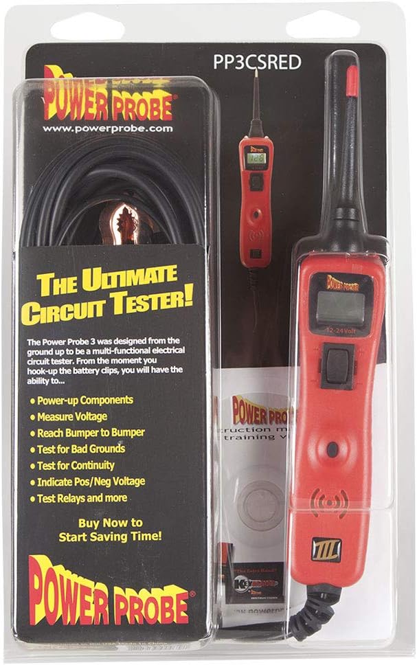 Red Power Probe III Clamshell PP3CSRED Car Automotive Diagnostic Test ...