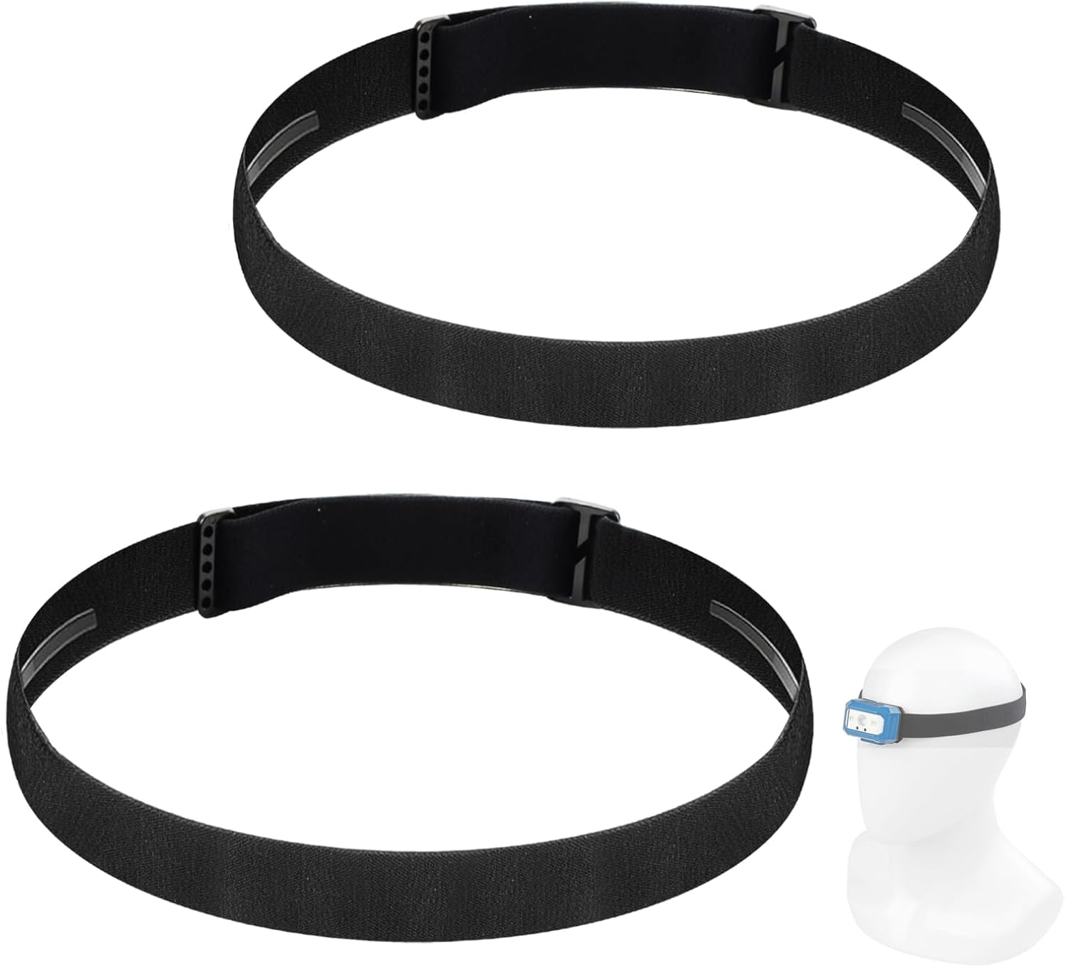Amazon.com : Elastic Headlamp Strap Replacement Headband, fit for Most ...