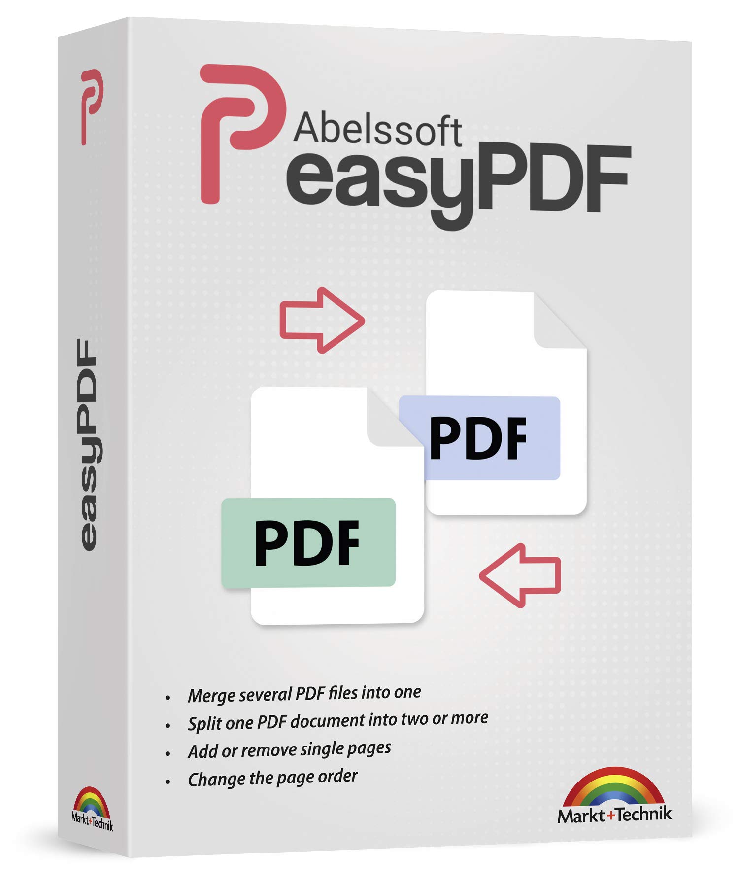easyPDF - merges PDF files - splits PDF documents - adds and deletes ...