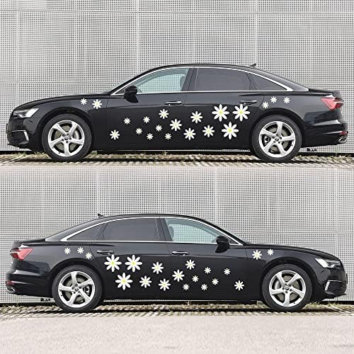 Daisy Flower Car Decals for Women, 40 Pcs Various Sizes Daisy Stickers ...