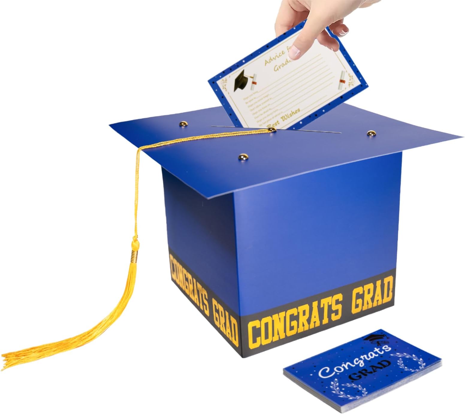 Amazon.com: Juephe 2024 Graduation Card Box Decorations and 50Pcs ...