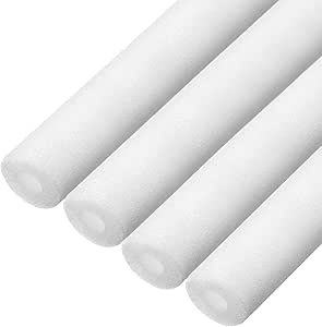 MECCANIXITY 4pcs Pipe Insulation Foam Tube Pipe Lagging 15mm(9/16 Inch ...