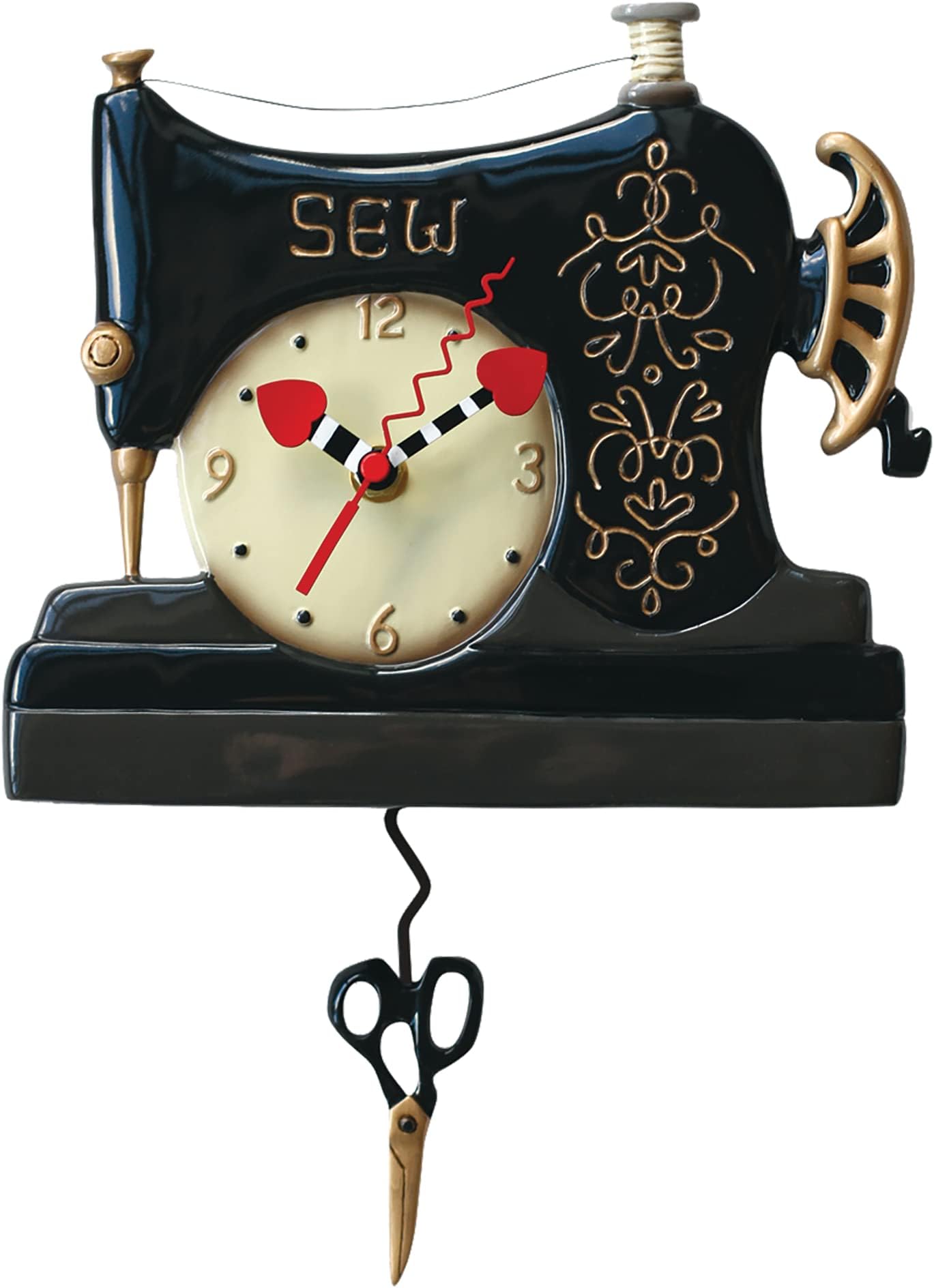 Amazon.com: Allen Designs Stitch Sewing Machine Clock
